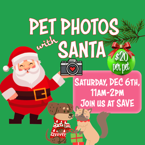 Pet Photos with Santa | SAVE Animal Shelter